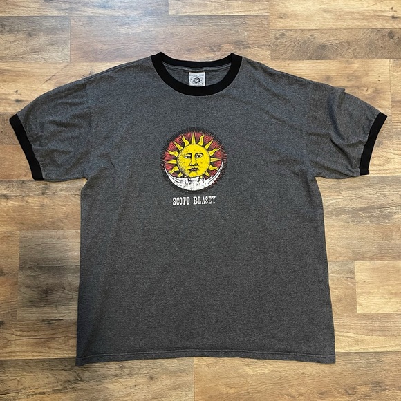 Vintage | Shirts | Vintage 9s The Clarks Scott Blasey Sun Moon Ringer ...